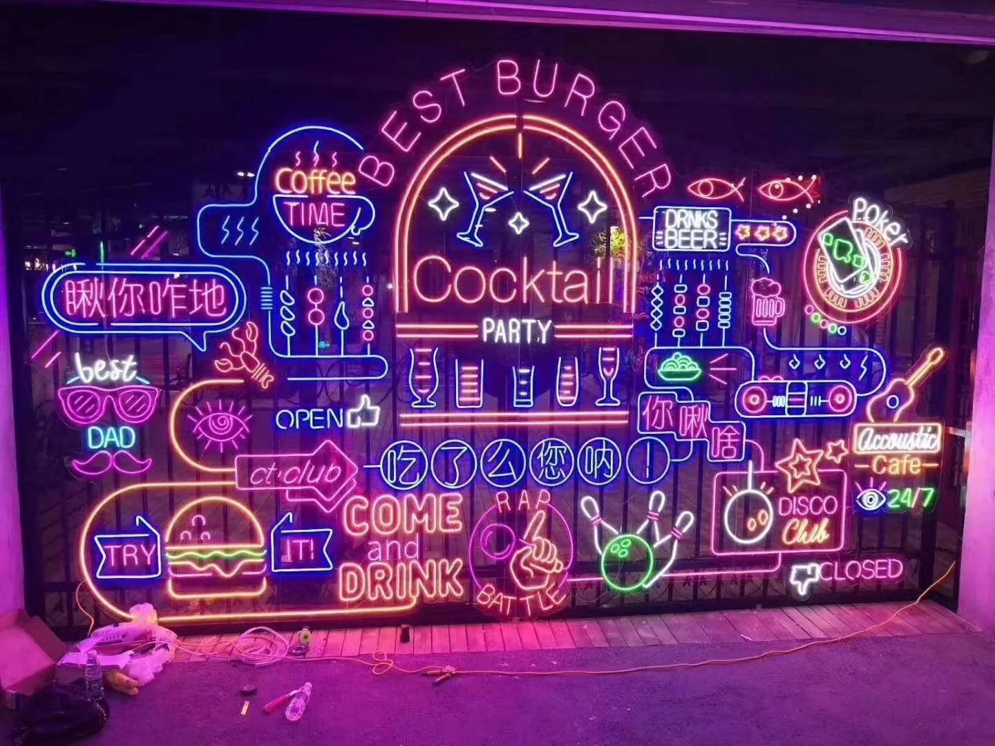 Manufacturer's Popular Wedding Custom Neon Sign Led Bar Party ...