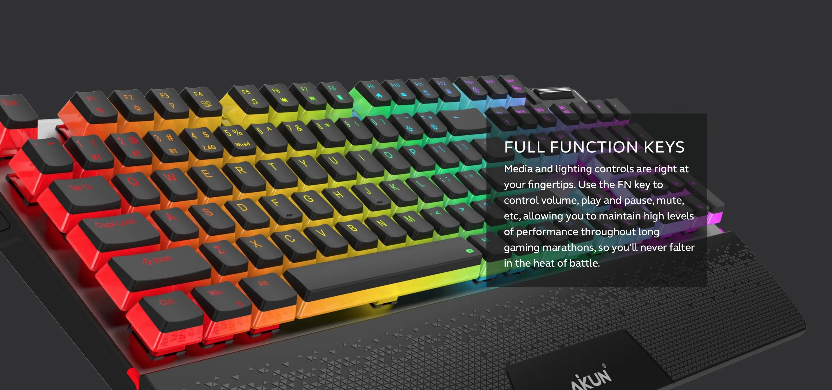 Gx922 Professional Wired Mechanical Gaming Keyboard - Rgb Backlight ...