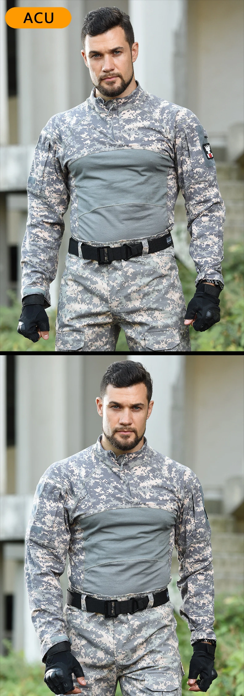 Warehouse Men Camouflaged Uniforms Multicam Camouflage Clothing ...