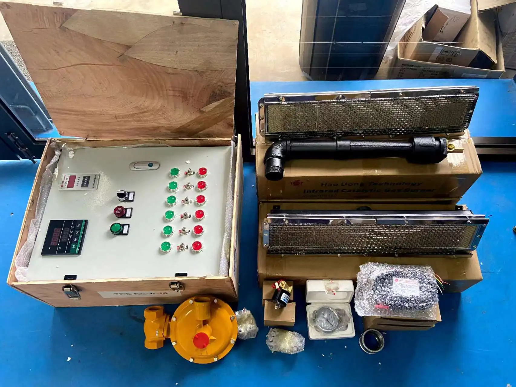 Customized Temperature Control System Box Thermostat Panel For Powder ...