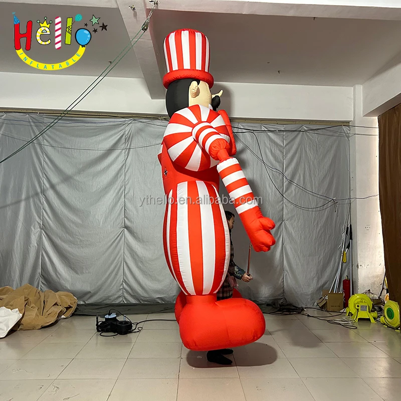 High Quality Red White Stripe Inflatable Clowns Circus Costume| Alibaba.com
