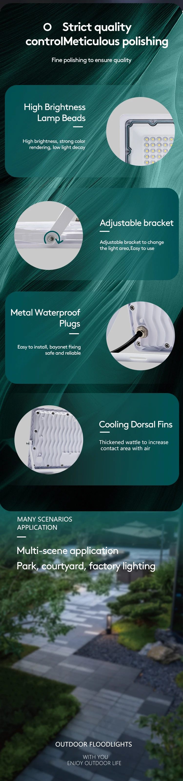 AKKO STAR Led Floodlight 200w 6500k - 30000 Hours Lifespan