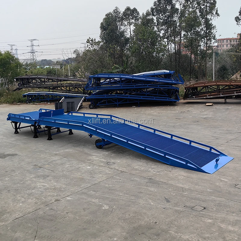 Mobile Forklift Adjustable Ramp - 10t Container Loading Machine