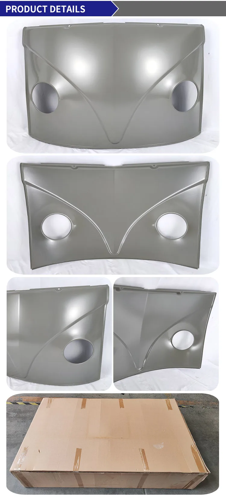 Bumper Impact Bar Bracket Front Face Panel Kit for VW T1