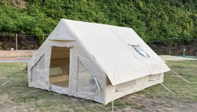 Large Canvas Tents Inflatable Air Tourist Tent From Cabin Camping ...