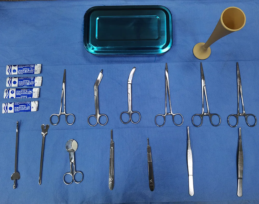 Surgical Kit Accountment Box Baby Birth Delivery Instrument Kit Set ...