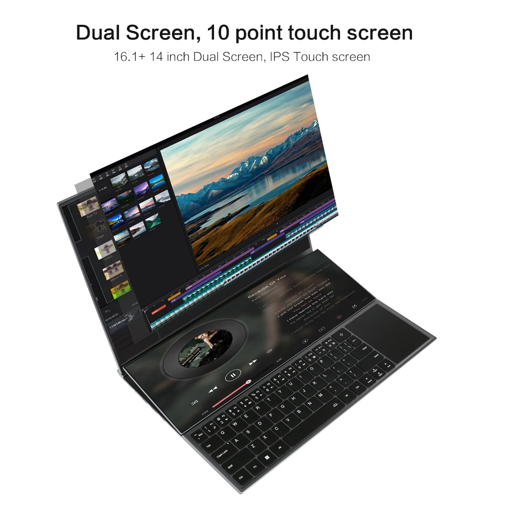 Oem 16 Inch Dual Screen Gaming Laptops 2560*1600 2k Zbook Pro Ux582 ...