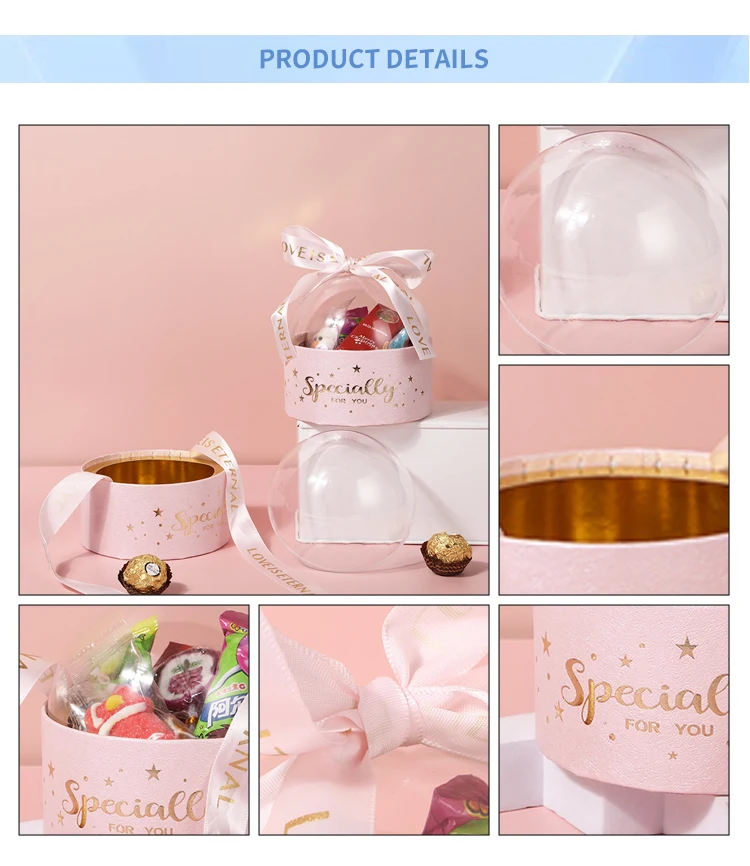 Luxury Flower Rigid Box Valentine's Wedding Favor Gift Box Christmas ...