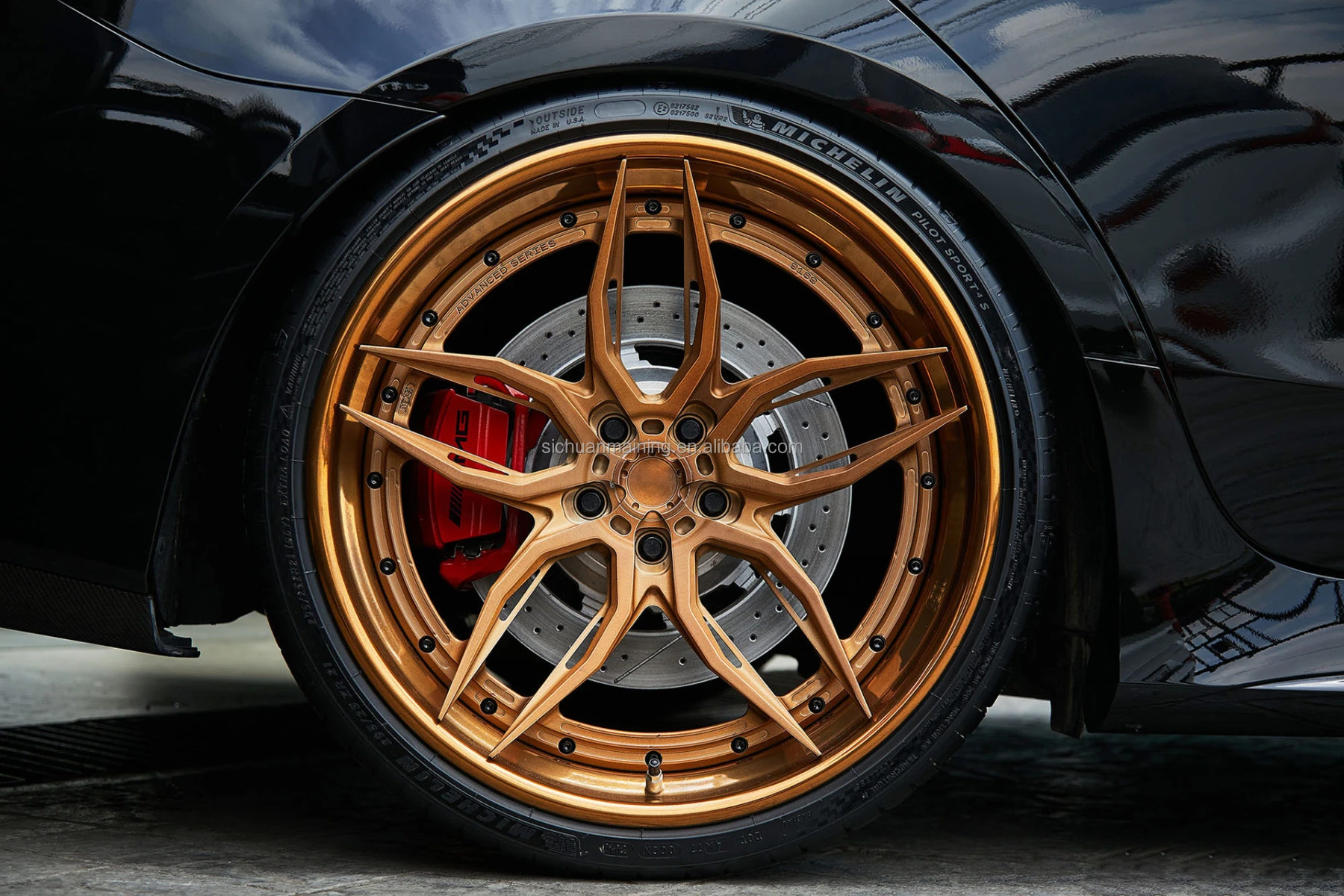 Custom Finishes Afftermarket Wheels 5x112 19x8j 20x8j Forged Wheels For ...