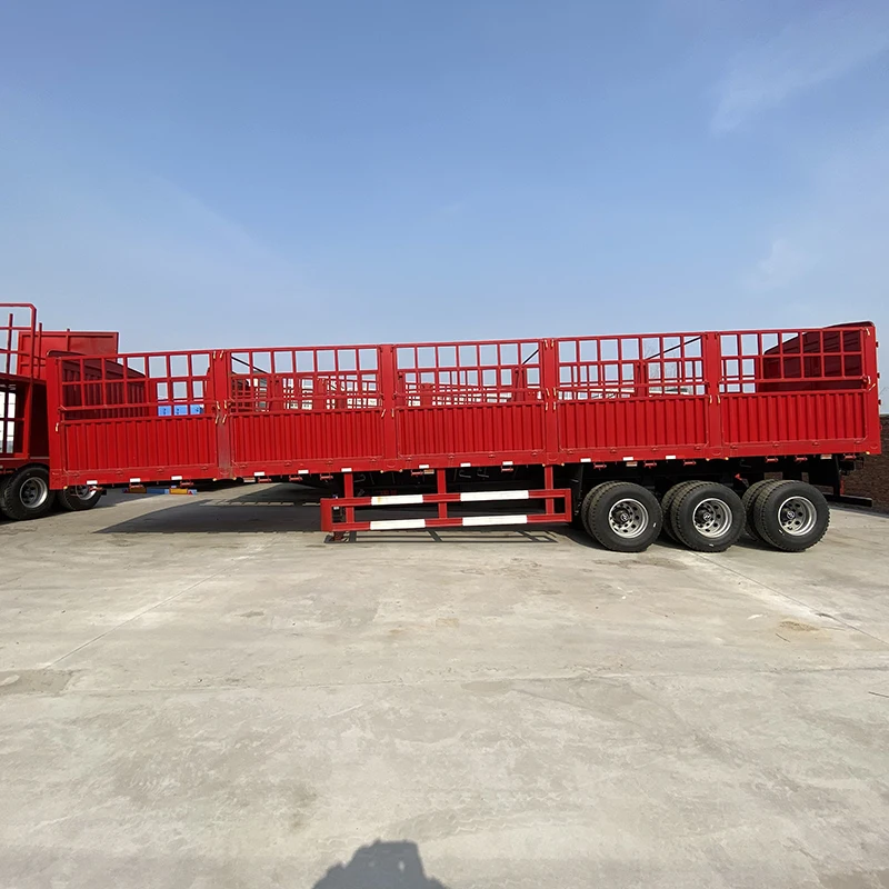 3-axle Guardrail Semi-Trailer - Efficient Cargo Transport