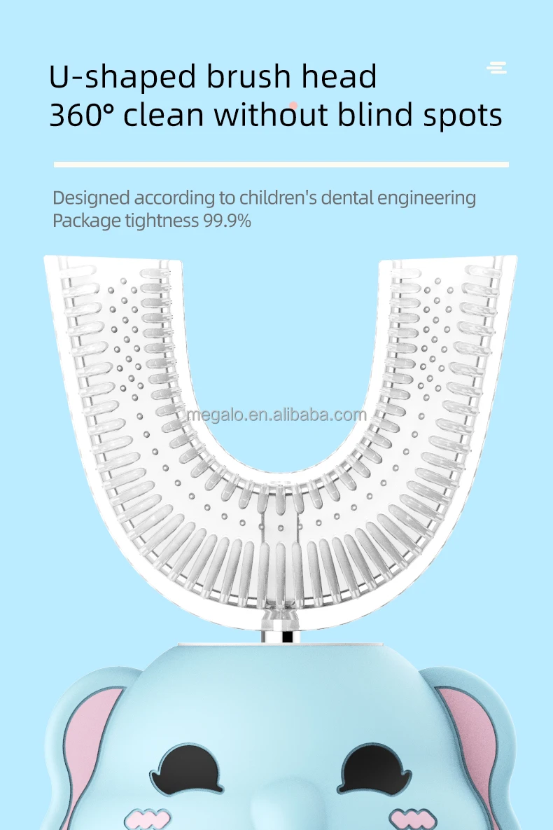 Cartoon Little Elephant Toothbrush - Fun & Effective