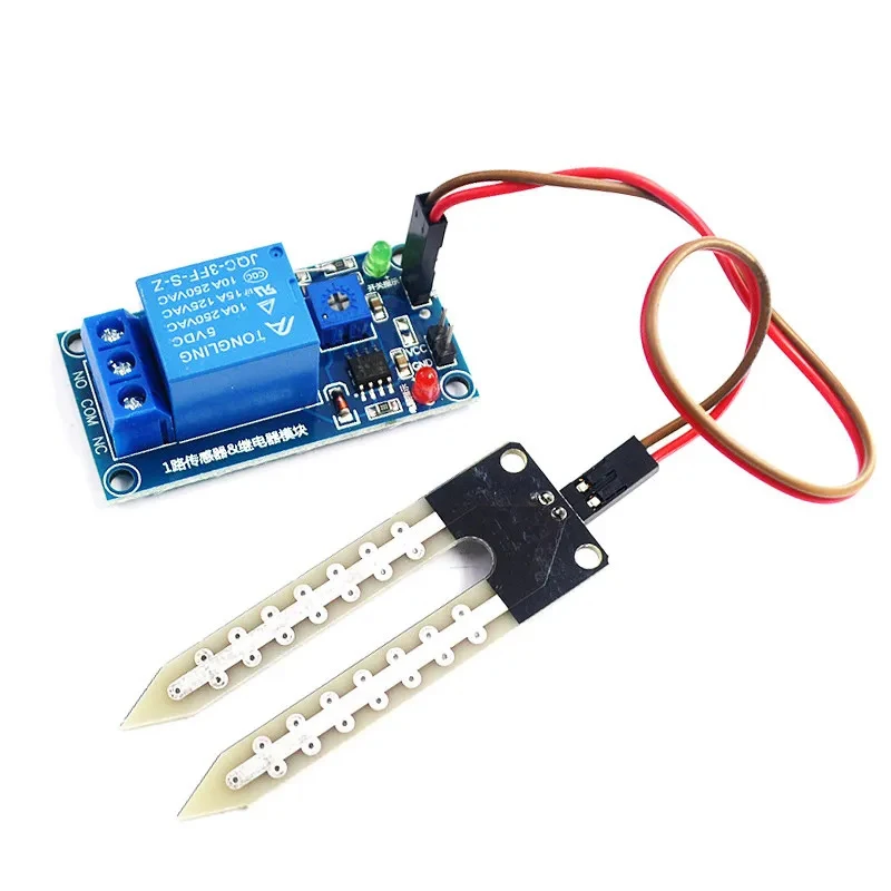 5V 12V soil moisture sensor relay control module Automatic watering of ...