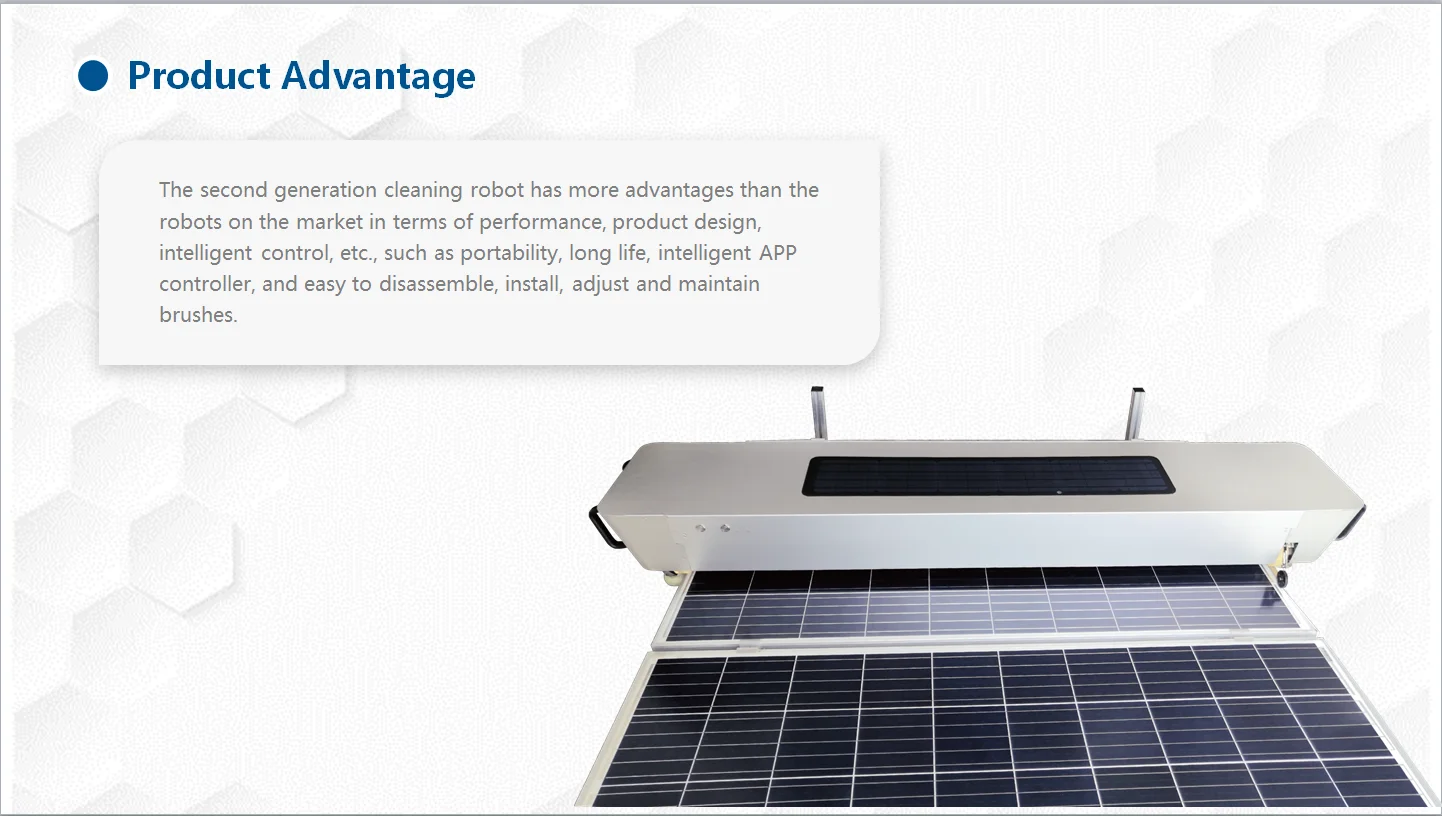 Multifit Solar Panel Washing Pv Module Automatic Solar Cleaning Robot ...