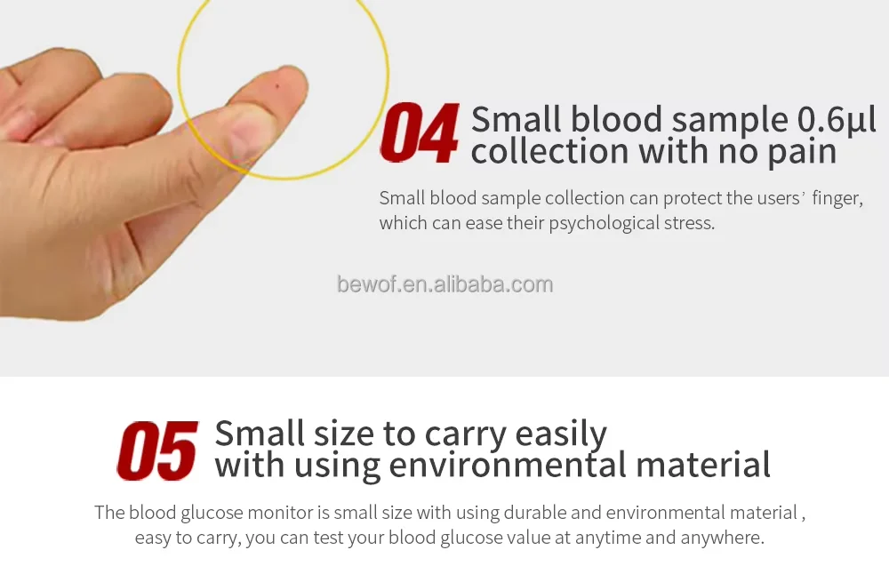 Sinocare GA-3 Tira Reactiva Glucometro| Alibaba.com