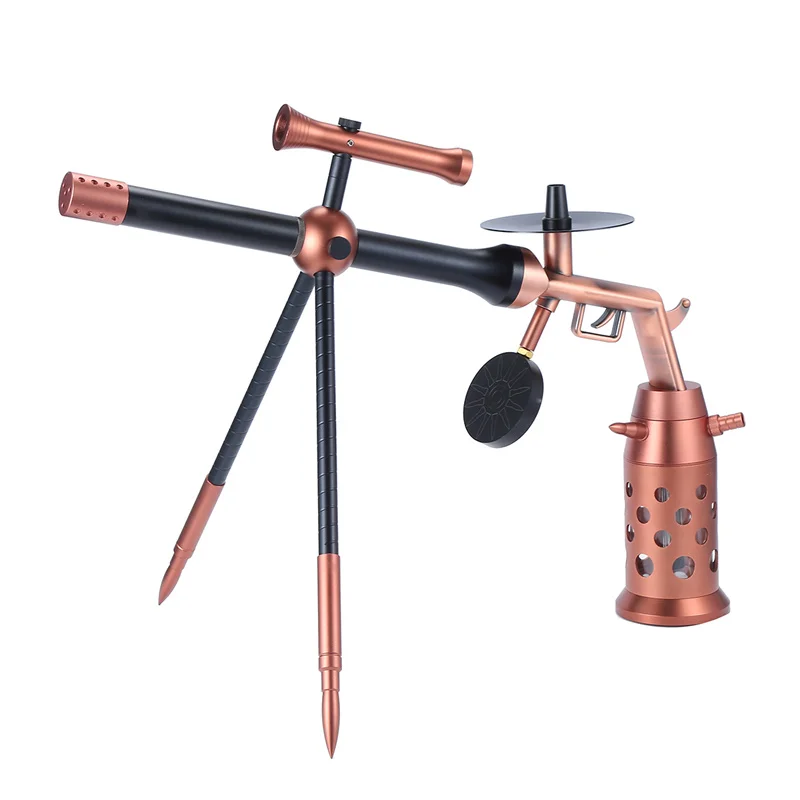 AK47 Gun Chicha Shisha Hookah Big Size Gun Hookah Set Zinc Alloy Shisha ...