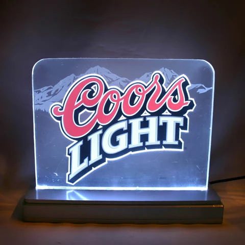 Wooden Fashion Style Bar Exit Acrylic Led Lighting Edge Lit Sign - Buy ...