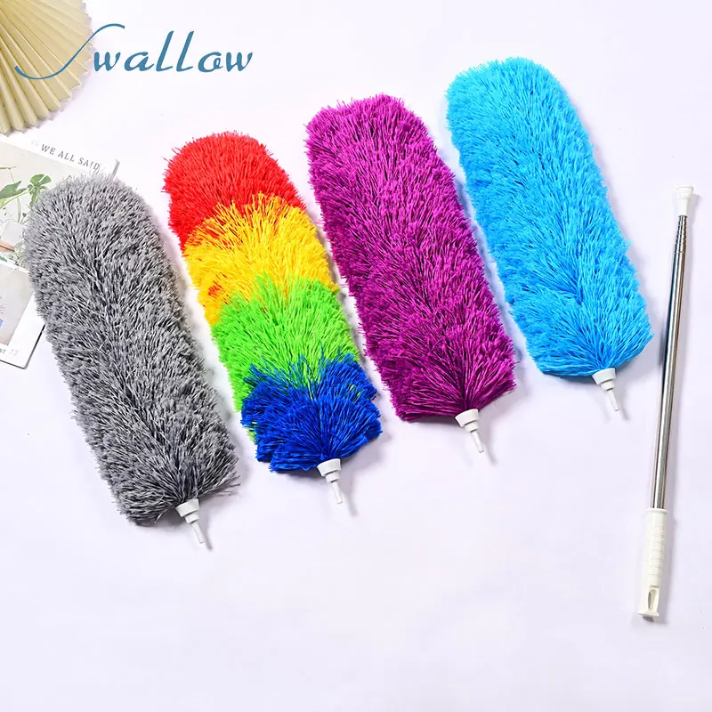 Extendable Feather Duster Long Telescopic Duster Magic Static Duster ...