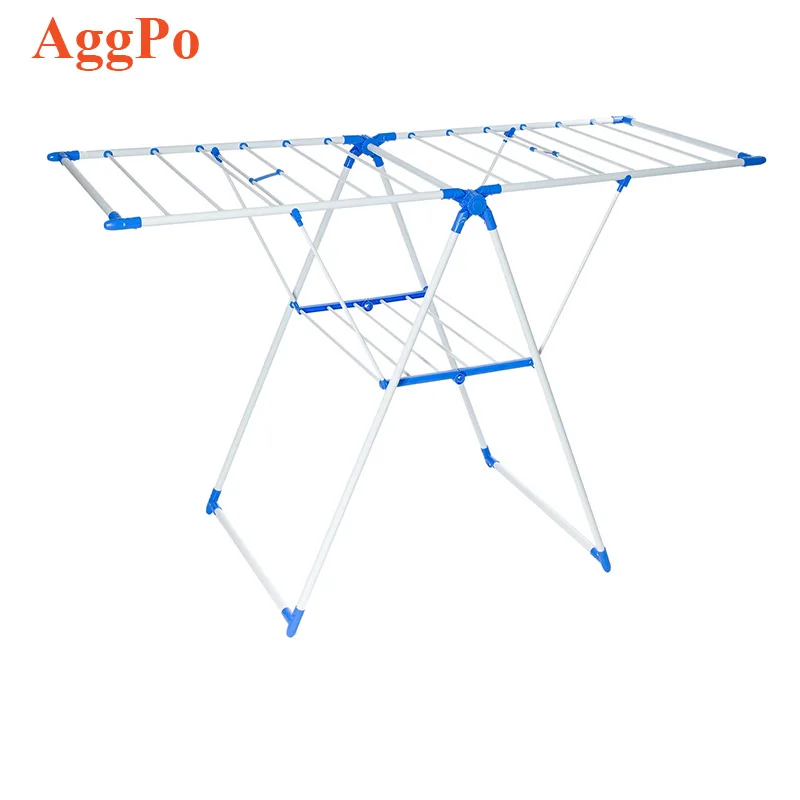 Multifunctional 2 Tier Collapsible Clothes Drying Rack - Indoor/outdoor ...
