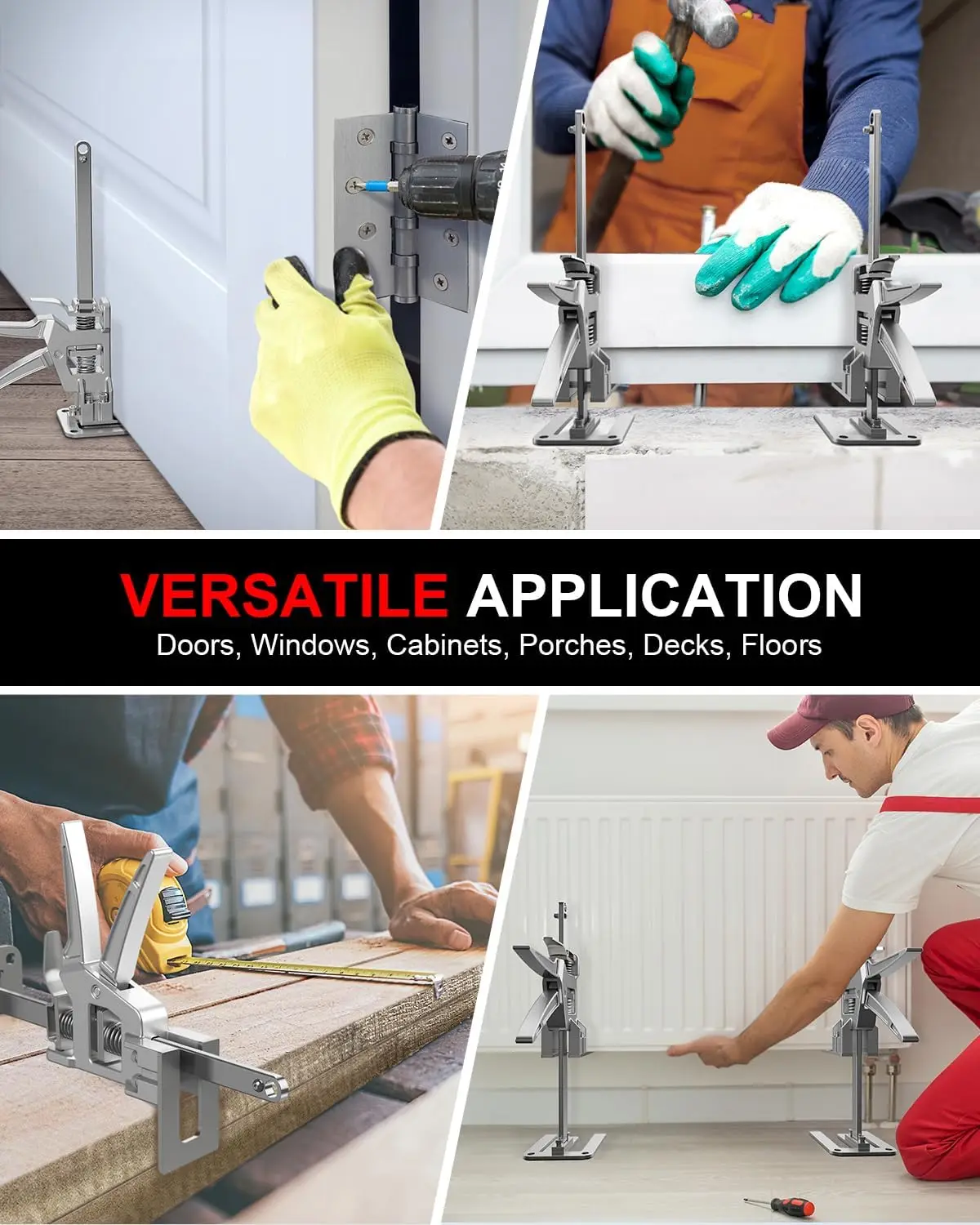 Stainless Steel Tile Locator Wall Height Jack Adjuster Hand Lifting ...