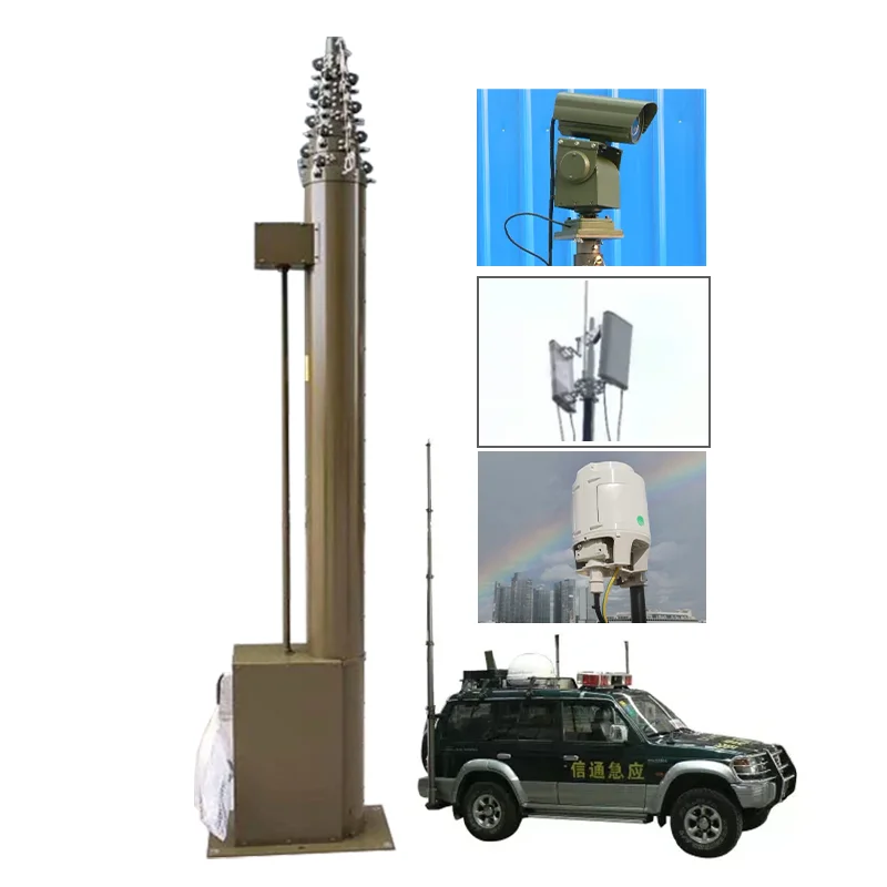 non-Lockable Electric Telescopic Mast Telecom Telescopic Mast| Alibaba.com