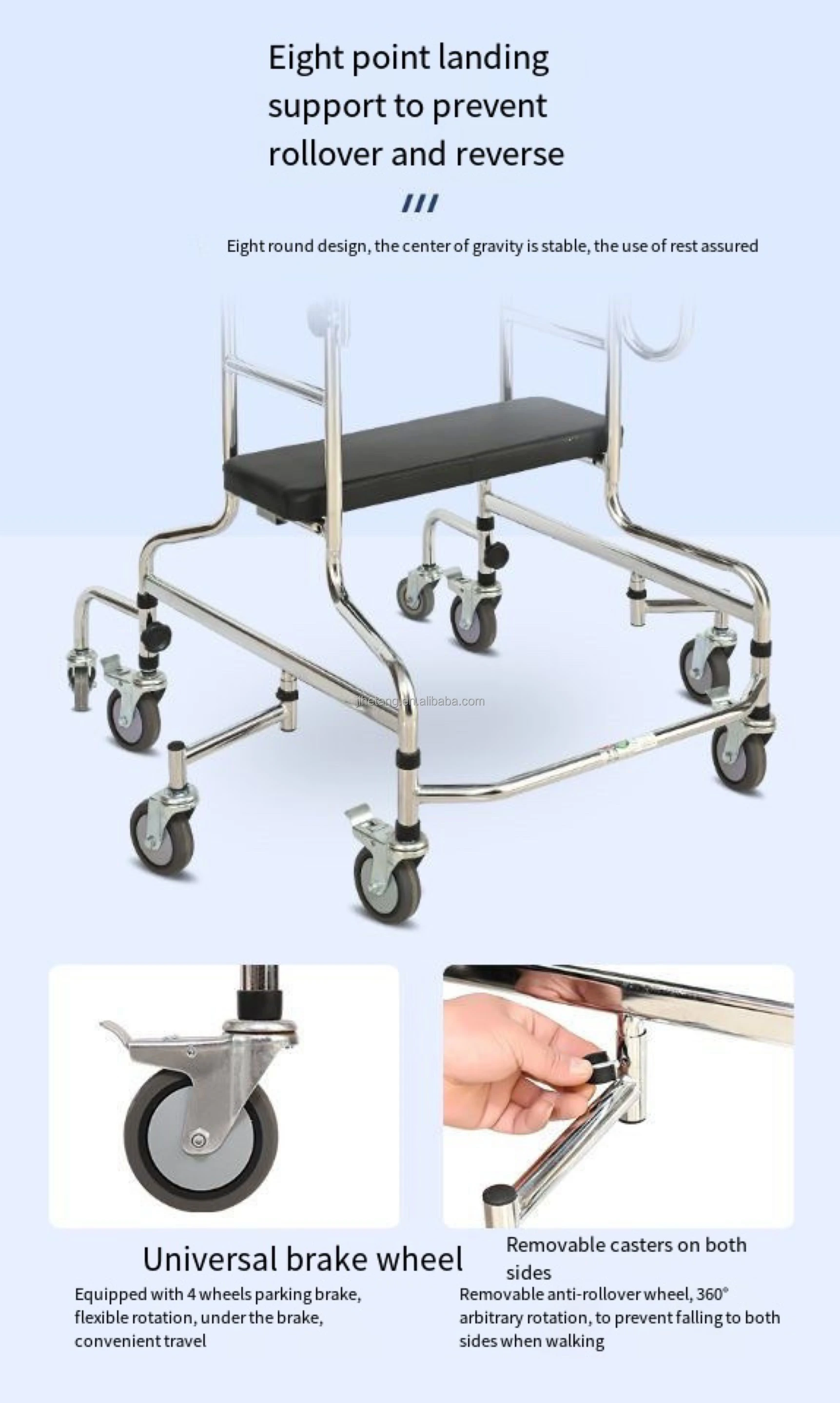 Rehabilitation Assistive Walking Aids for Elderly Anti Roll Over for ...