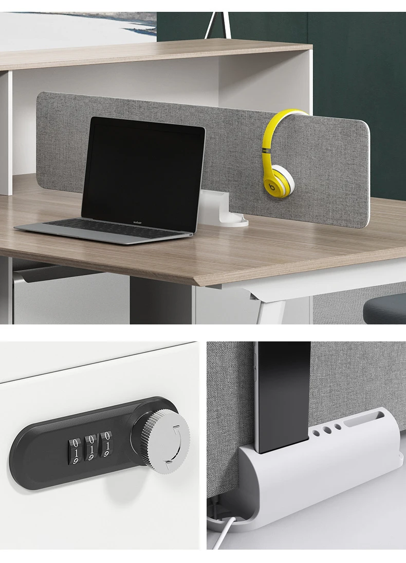 Modern Partition Screen Office Desk Combination Modern Open Work Desk ...