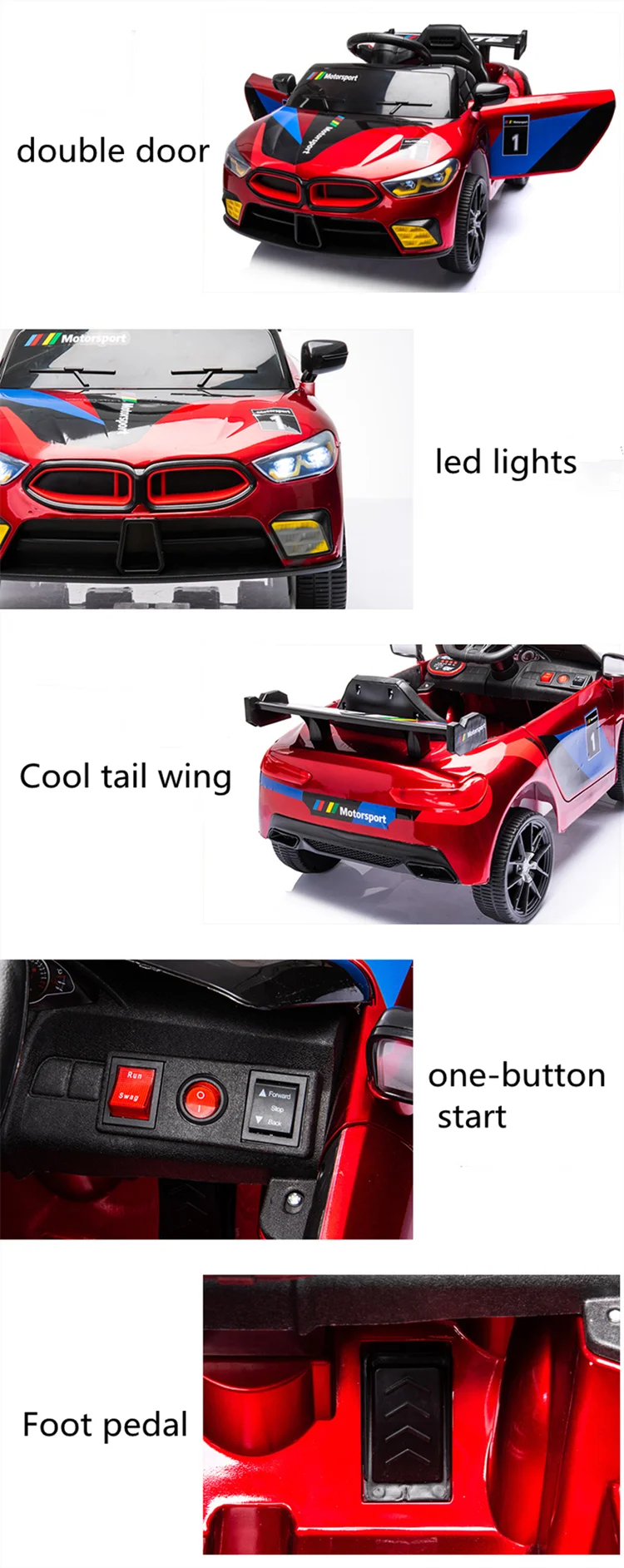 Factory New Design Kids Recharge Ride On Car Toys For Sale Children ...