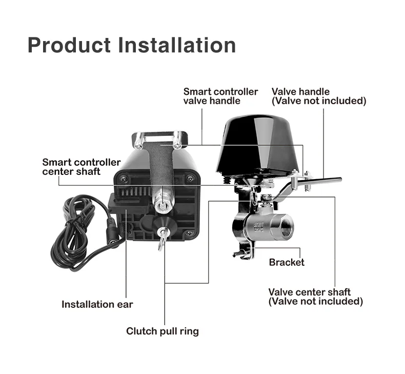 Smart Sprinkler Controller Wifi Gas Shut Off Valve Controller For ...