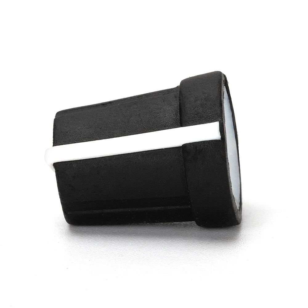 Black Body White Line Knob - Daier Rotary Knob Volume 18 Teeth