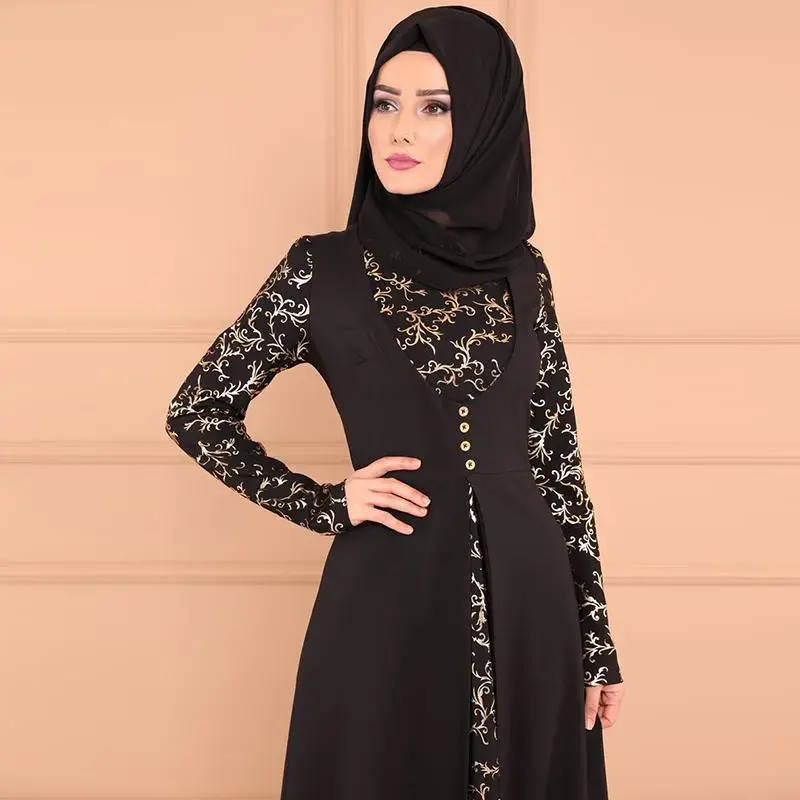 Muslim Dress Beautifully Embroidered Islamic Clothing Fashion Kimono ...
