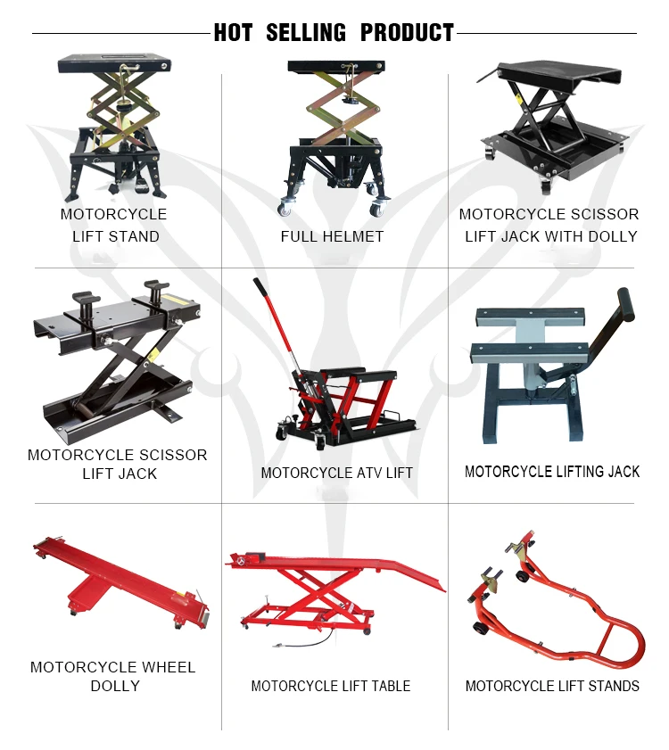 750lb Motorcycle Single Sided Rear Stand Lift Paddock Rear Motorcycle ...