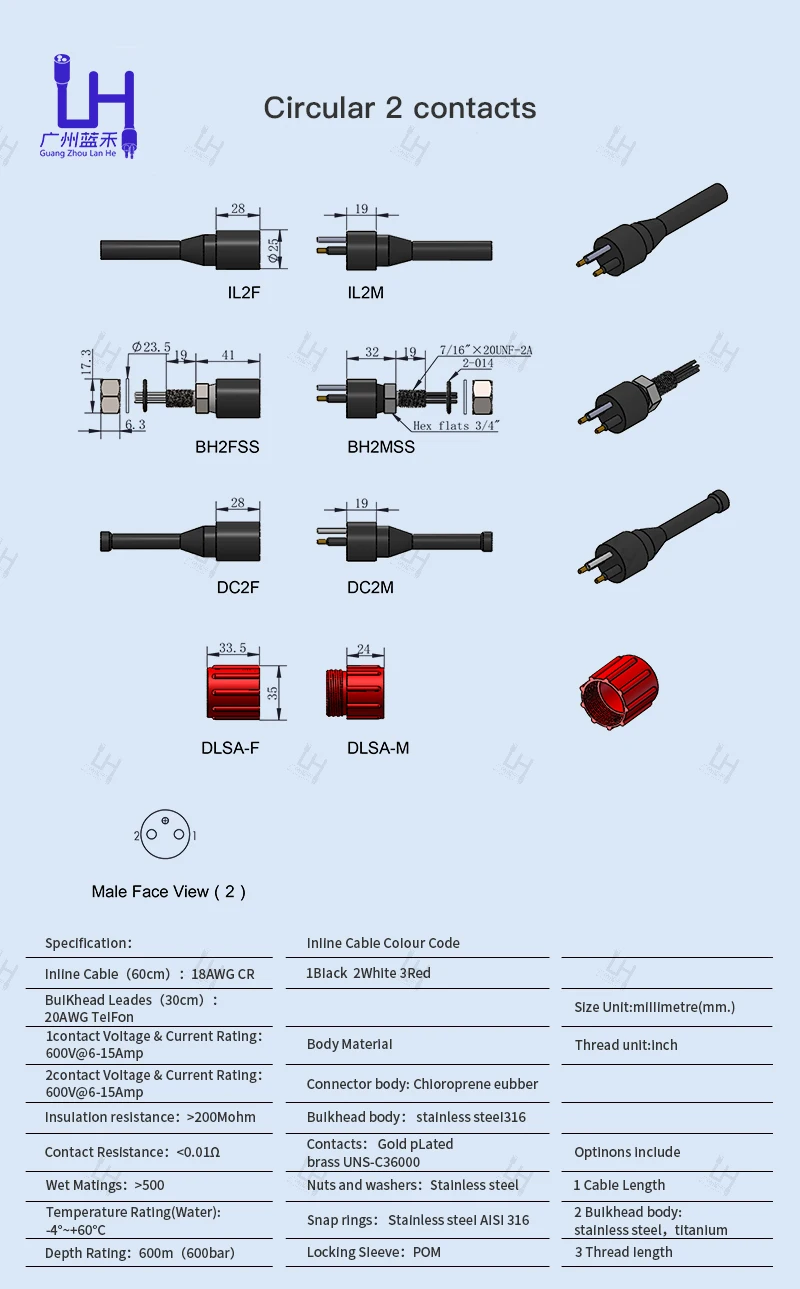 IL2F Underwater Cable Connector - Reliable Deep Water Solution