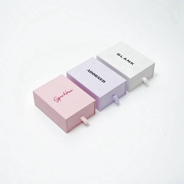 Luxury Branded Ribbon Pull Tab Box - Customized Jewelry Packaging