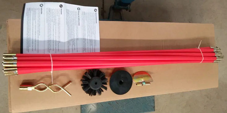 Locking Drain Rod Kit Interlocking Rods Double Worm Screw Plunger Head ...