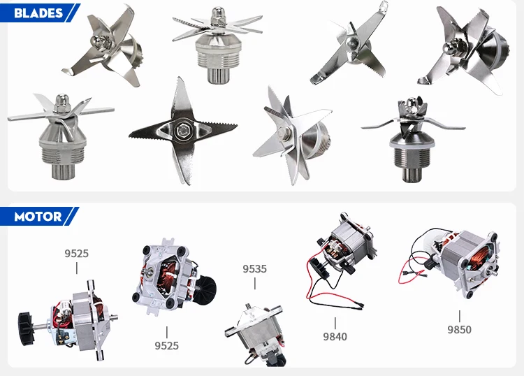 Professional Manufacturer Blender Spare Parts Pure Copper Motor 9540 ...