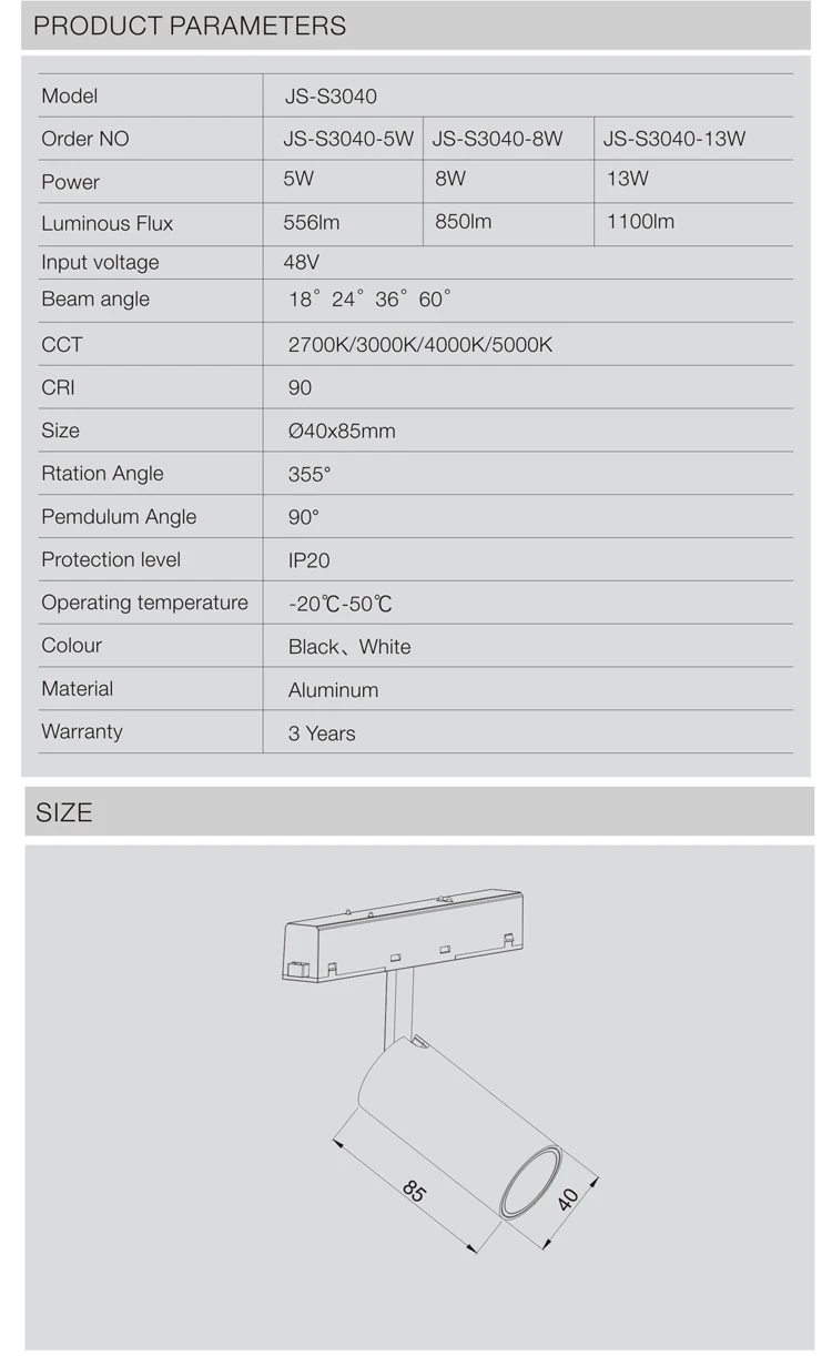 Factory 5w/8w/13w 0-10v Local Dim Dali Dim Triac Dim Ra90 Ra 90 Led ...