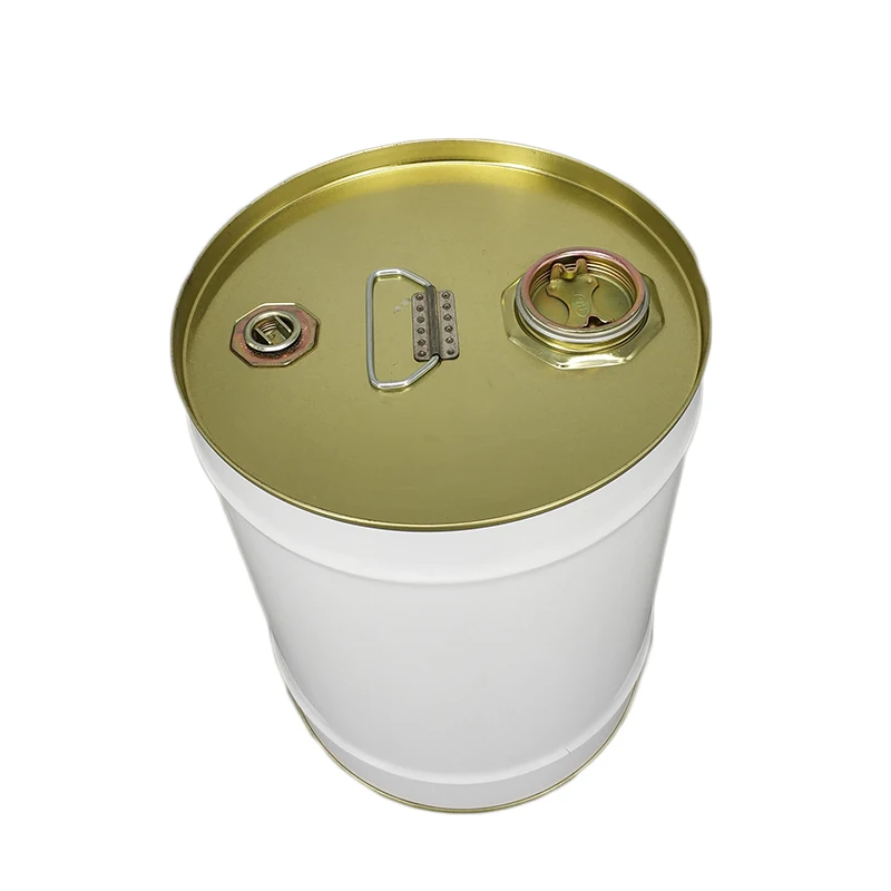 25L metal pail big and small lids 5 gallon 20L steel barrel used for ...