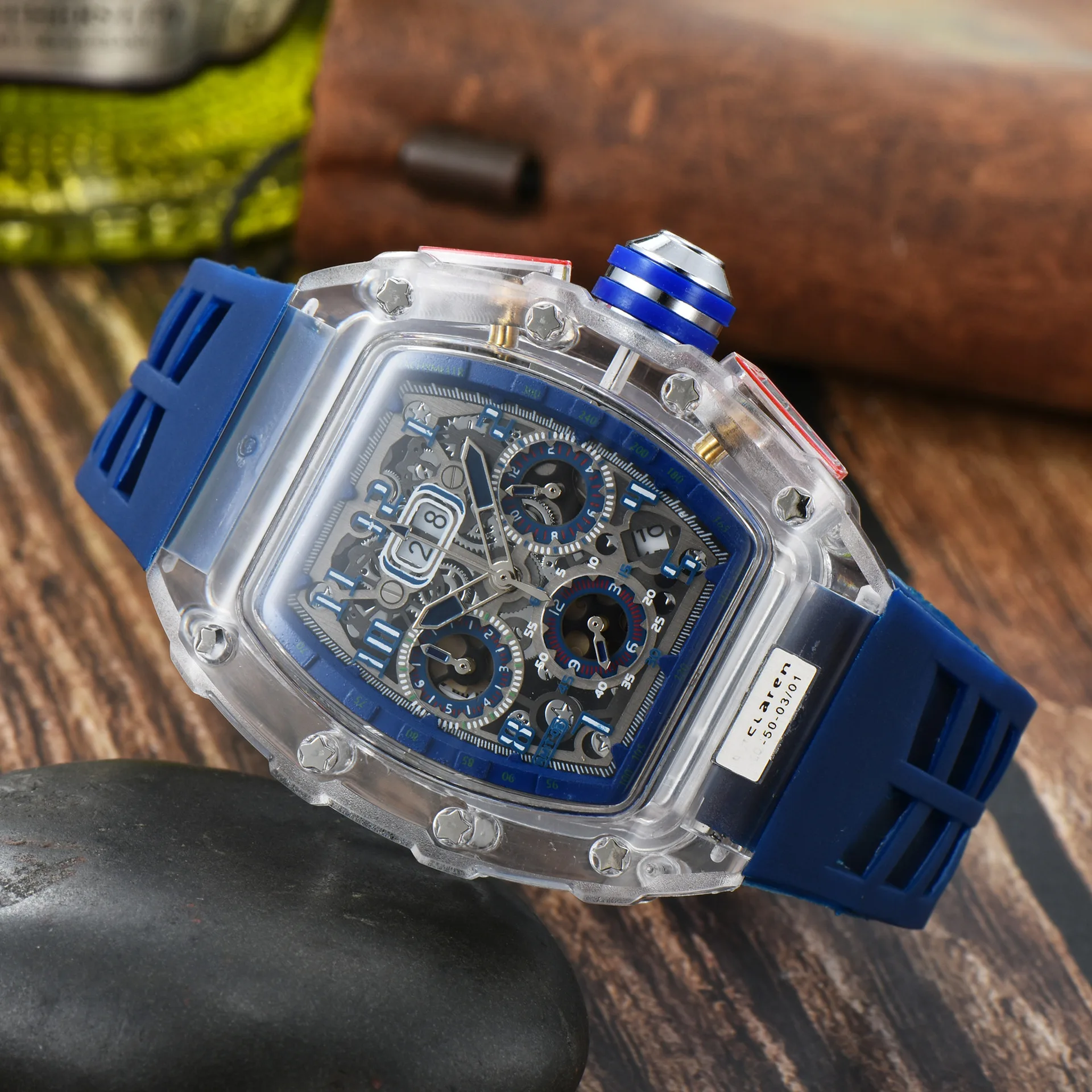 Luxury High Quality Rm Watch Silicone Strap Men's Watch Boutique Women ...