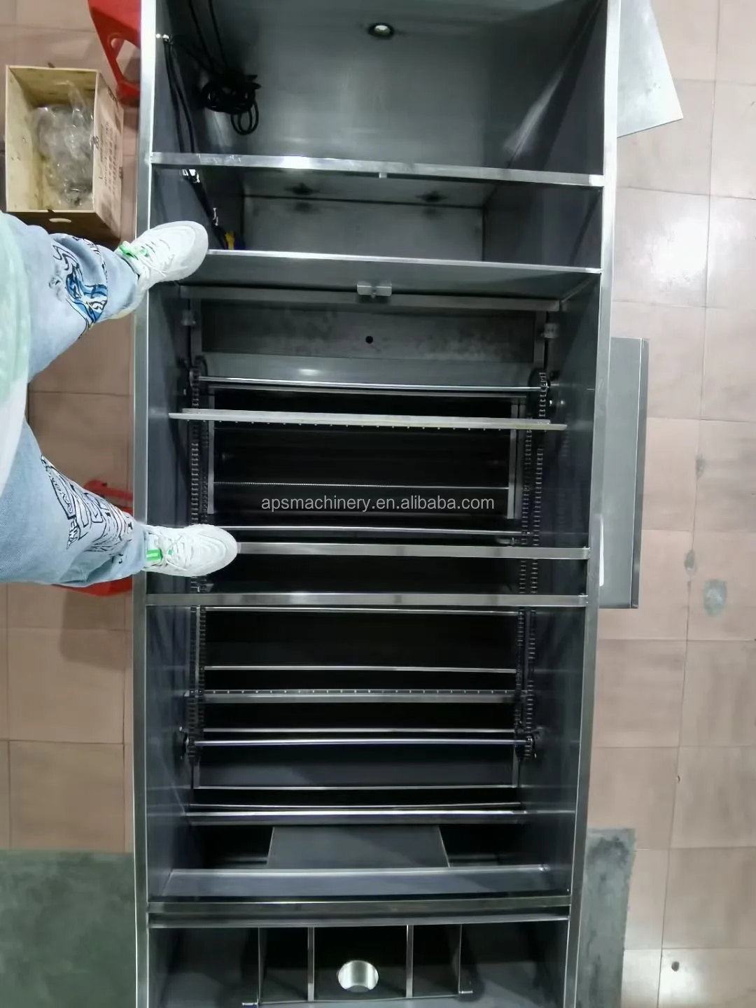 Automatic Scraper Grease Trap Touch Screen for Restaurants