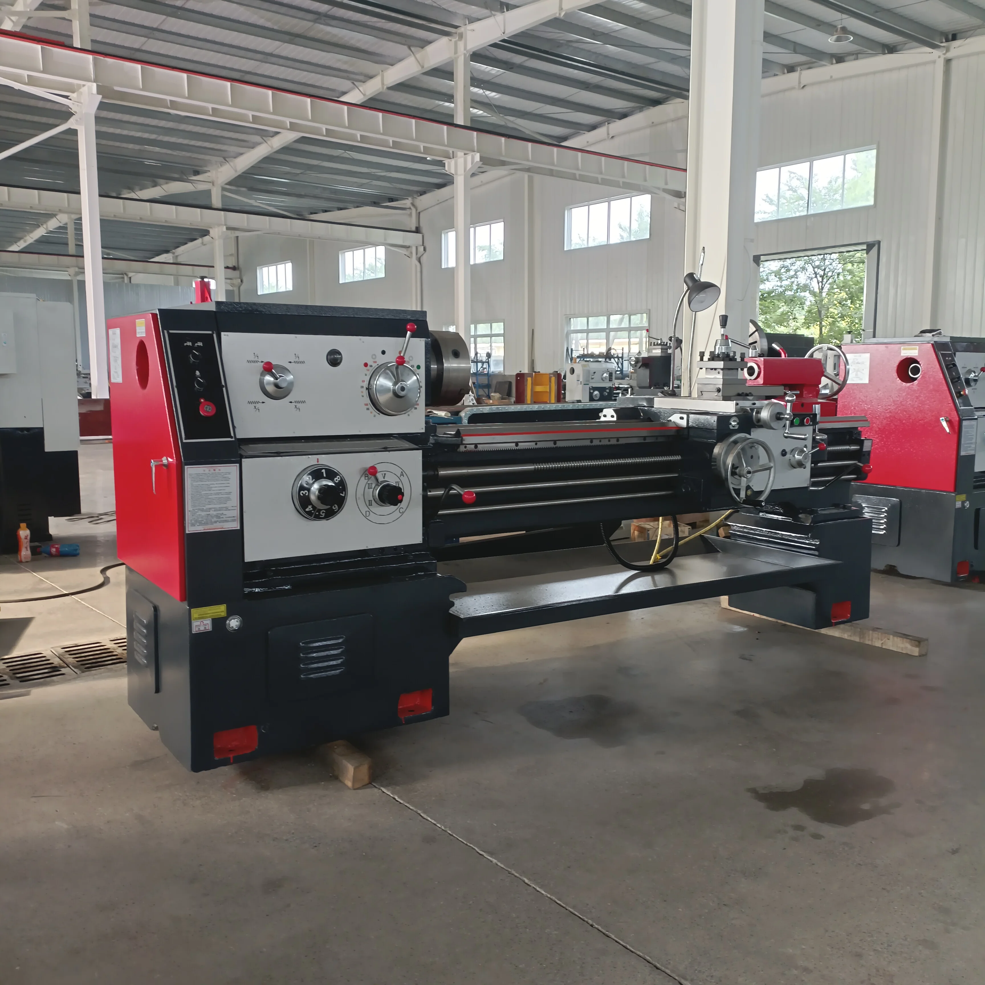 Ca6140 Horizontal Turning Lathe Machine 52/80 Hole Gap Manual Lathe ...