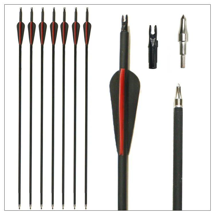 HOOYI Carbon Arrows - High Precision for Hunting & Targeting