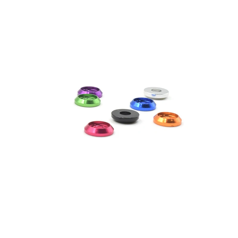 CNC Anodized Color Countersunk Washers M6 JDM Modification