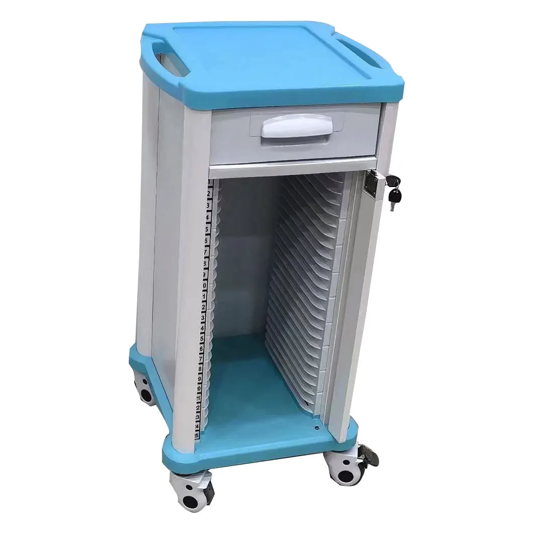 Cheap Medical Patient Record Trolley for Hospital Hospital Mobile File ...