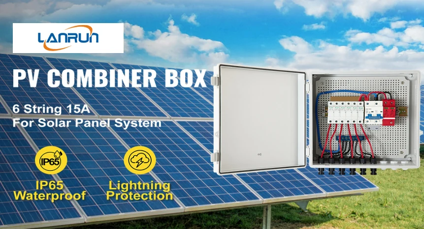 Pv Combiner Box Waterproof String Monitoring 32 Inputs Solar Cell Combiner Box 1000v Solar Dc ...