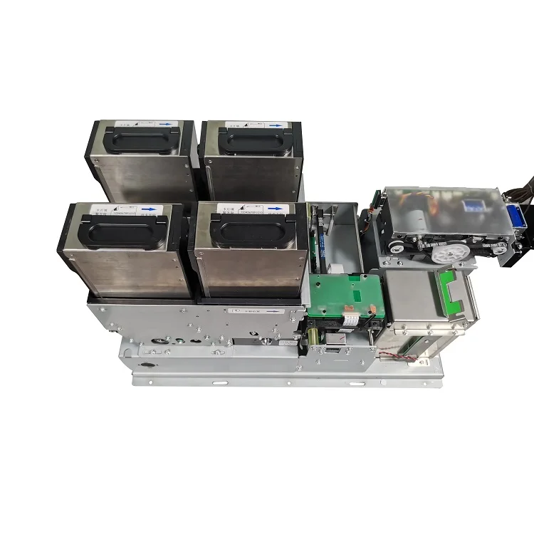 4 Card Hopper Trays Channel Stacker Card Issuing Machine