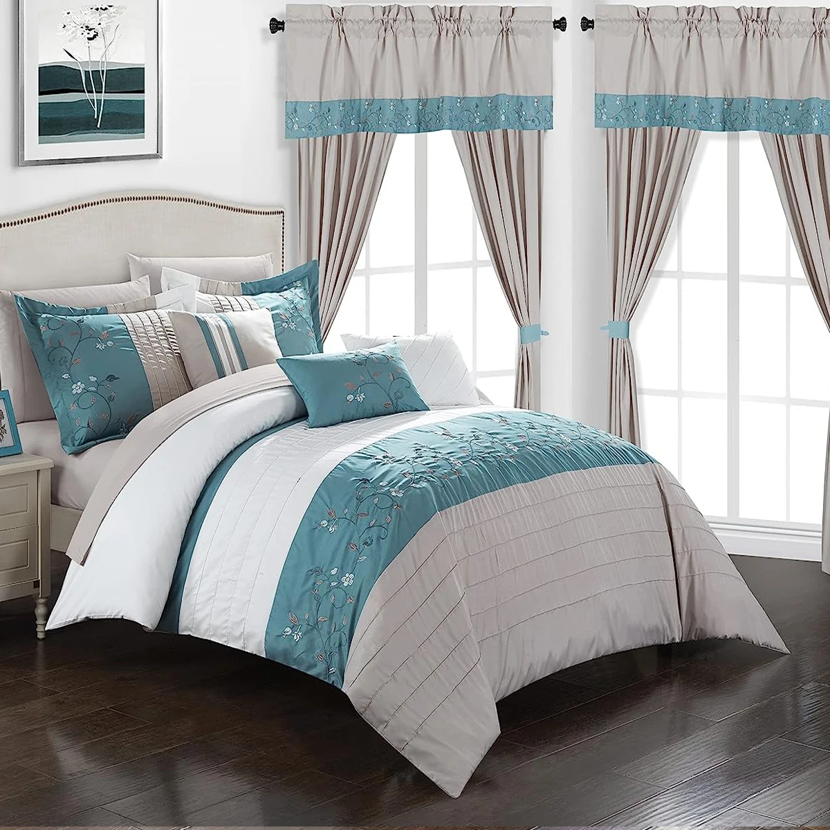 Terrific Bedding Sets With Curtains Photos