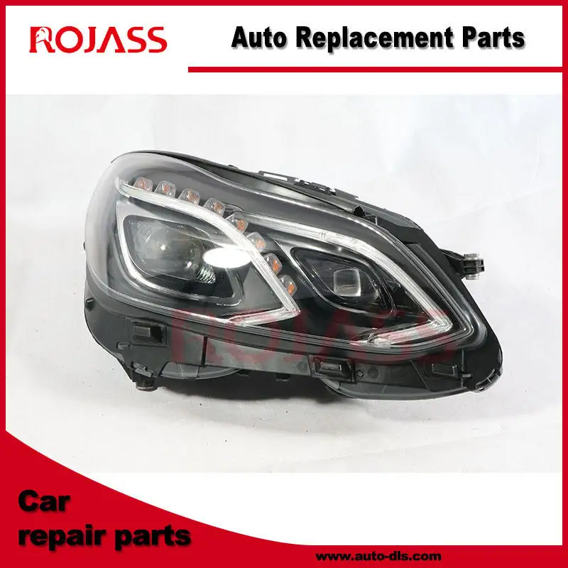 For Mercedes-benz E Class W212 E260 E200 E300 Led Angel Eyes Head Lamp ...