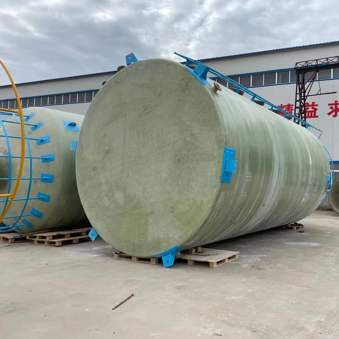 Hot Resistance FRP GRP Fiberglass Horizontal Storage Tank Industrial ...