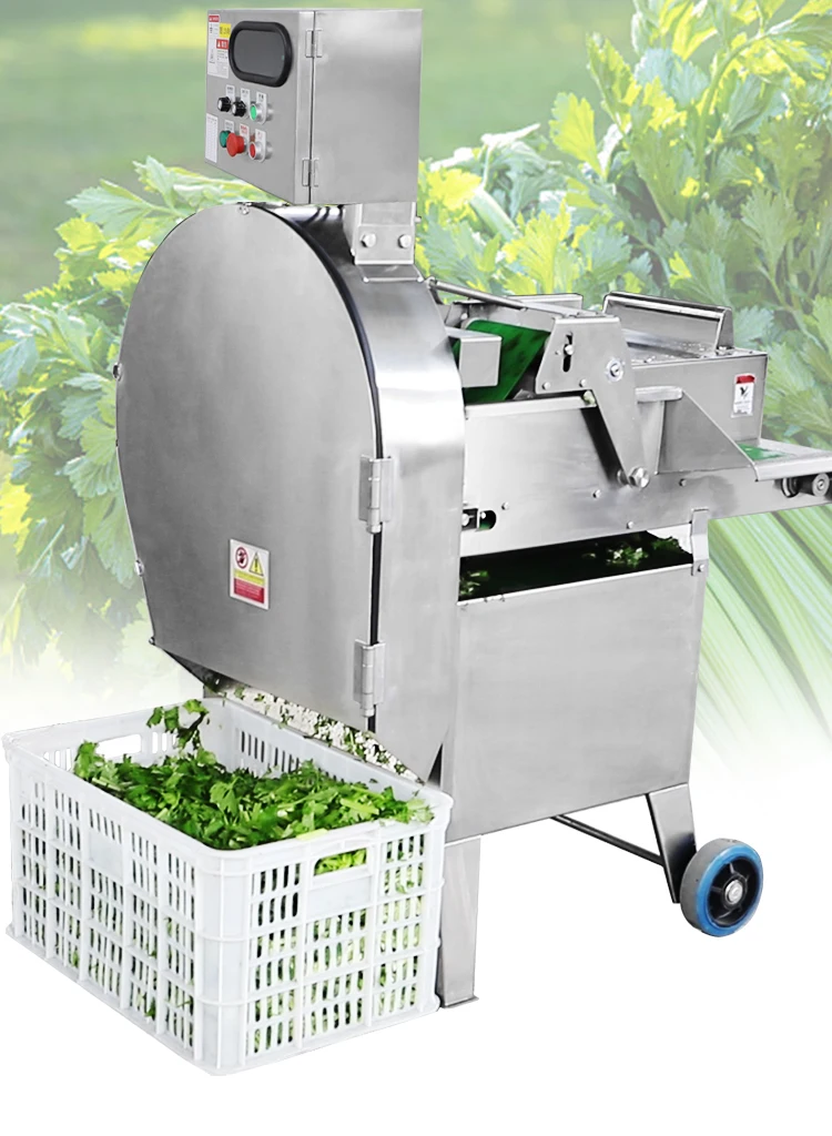 Industrial Leaf Fresh Vegetables Fruits Cutting Machine Celery Cabbage ...