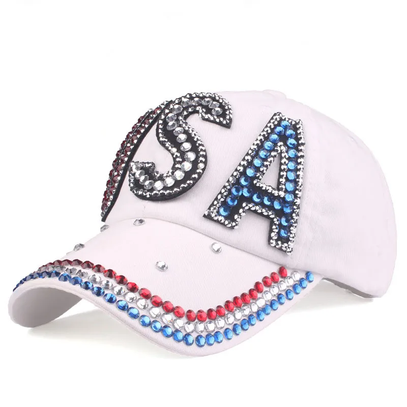 Usa Flag Baseball Cap For Men Women Cotton Snapback Hat Unisex ...